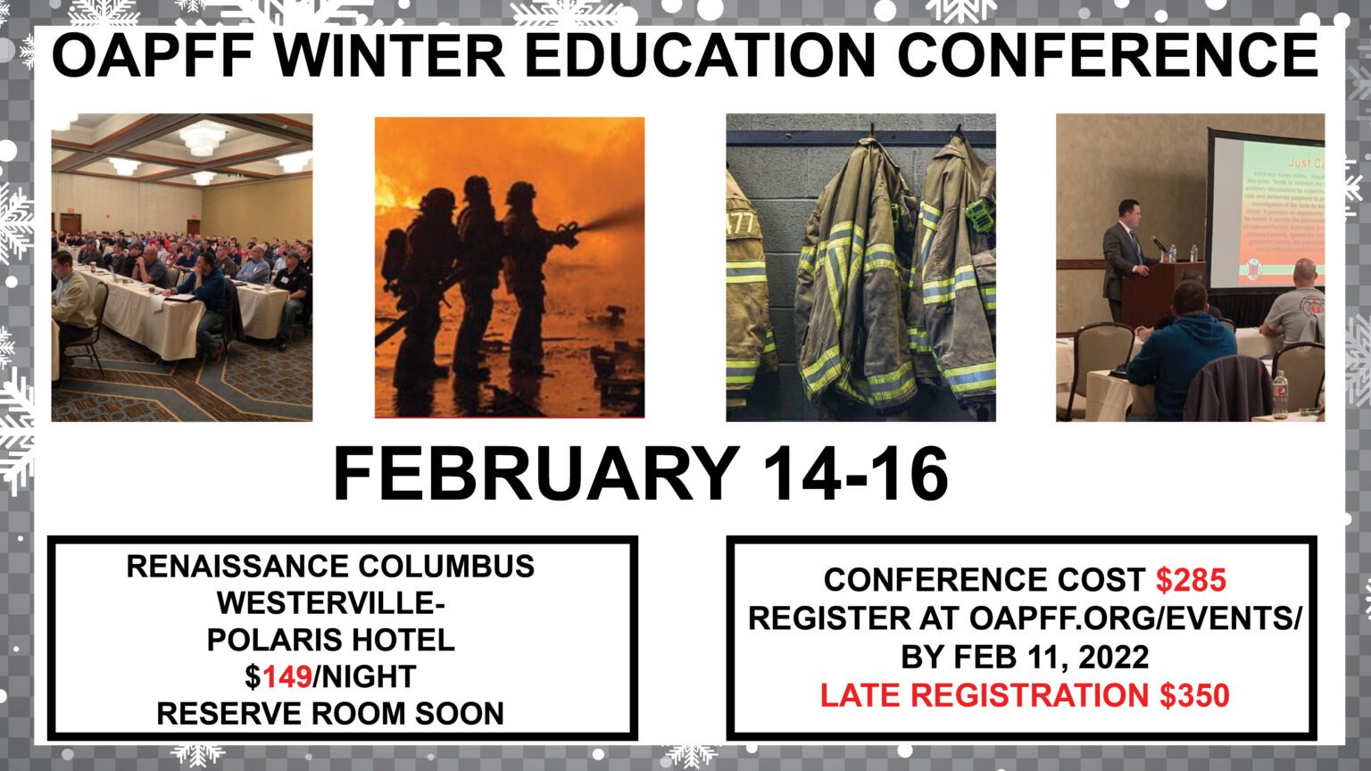 OAPFF 2022 WINTER EDUCATION/HEALTH AND SAFETY CONFERENCE