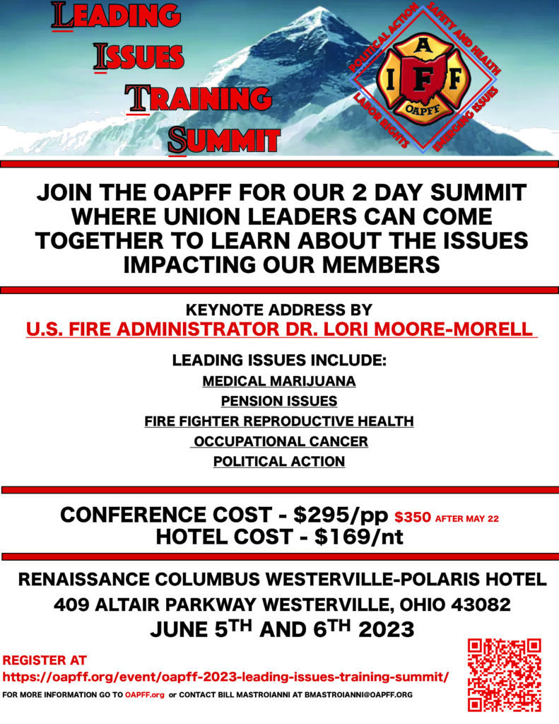 OAPFF 2023 LEADING ISSUES TRAINING SUMMIT