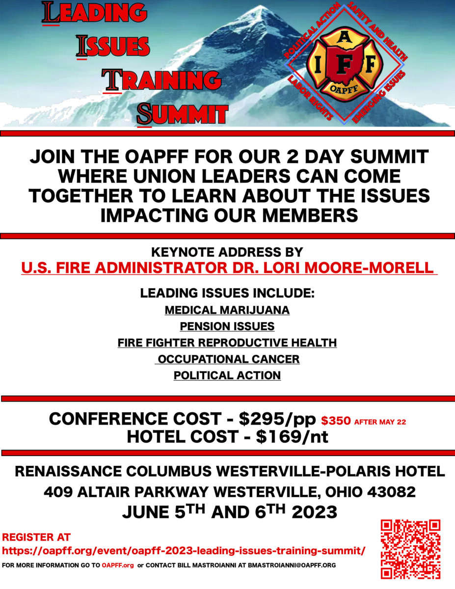OAPFF 2023 LEADING ISSUES TRAINING SUMMIT