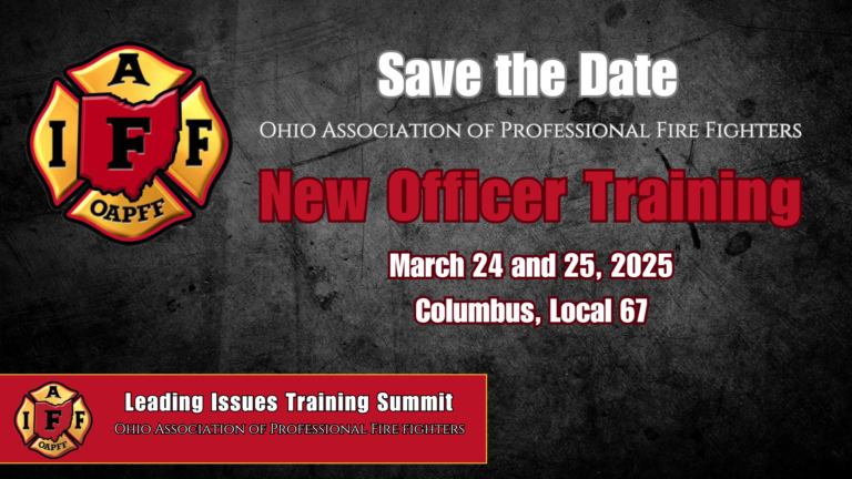 OAPFF New Officer Training Academy